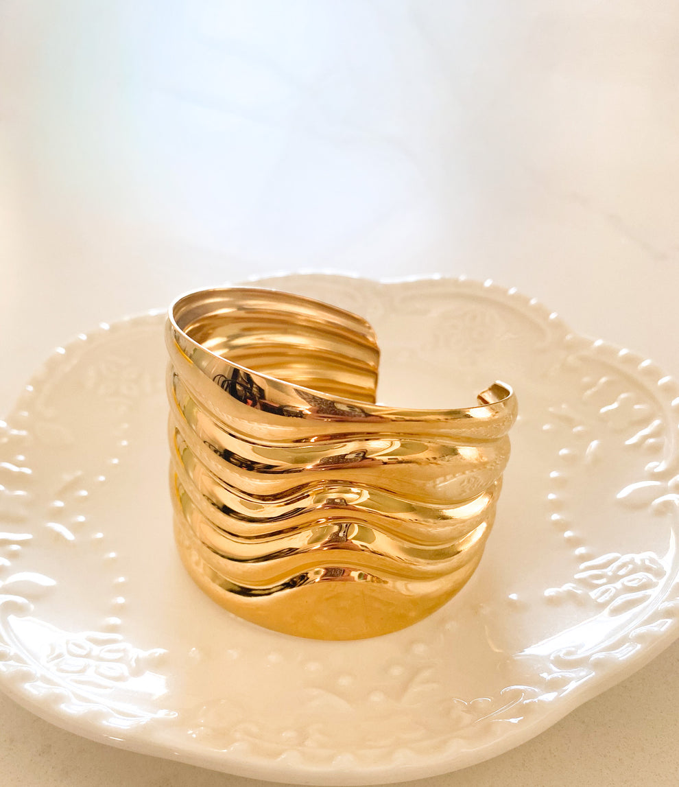 Aria Wave Cuff – PETER BILL